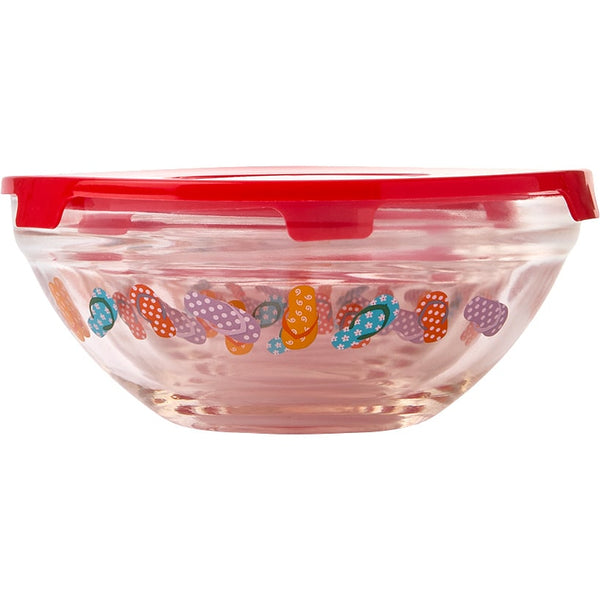 Glass Food Storage Container Set in Flip Flop Print - 10-Pc. | LTD ...