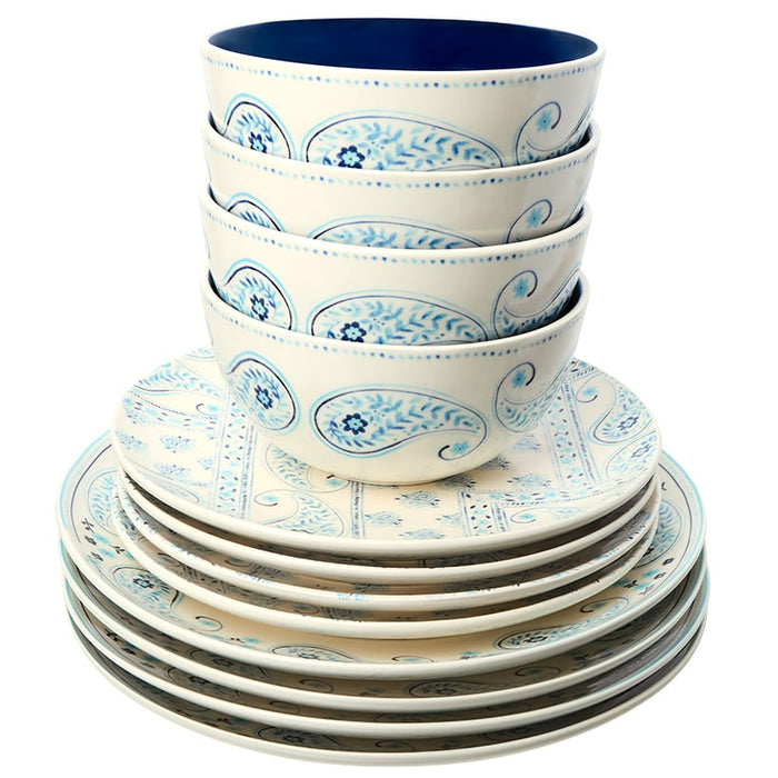 Dolly Parton Stoneware Everyday Paisley 12-Pc Dinnerware Set | LTD ...