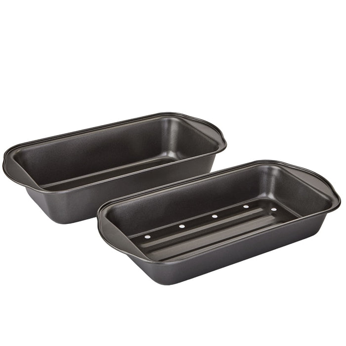 Nonstick Meatloaf Pan with Drain Tray | LTD Commodities