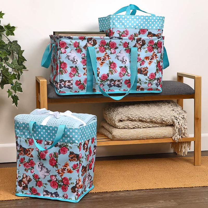 Heavy-Duty All Purpose Patterned Tote Bags - Set of 3 | LTD Commodities