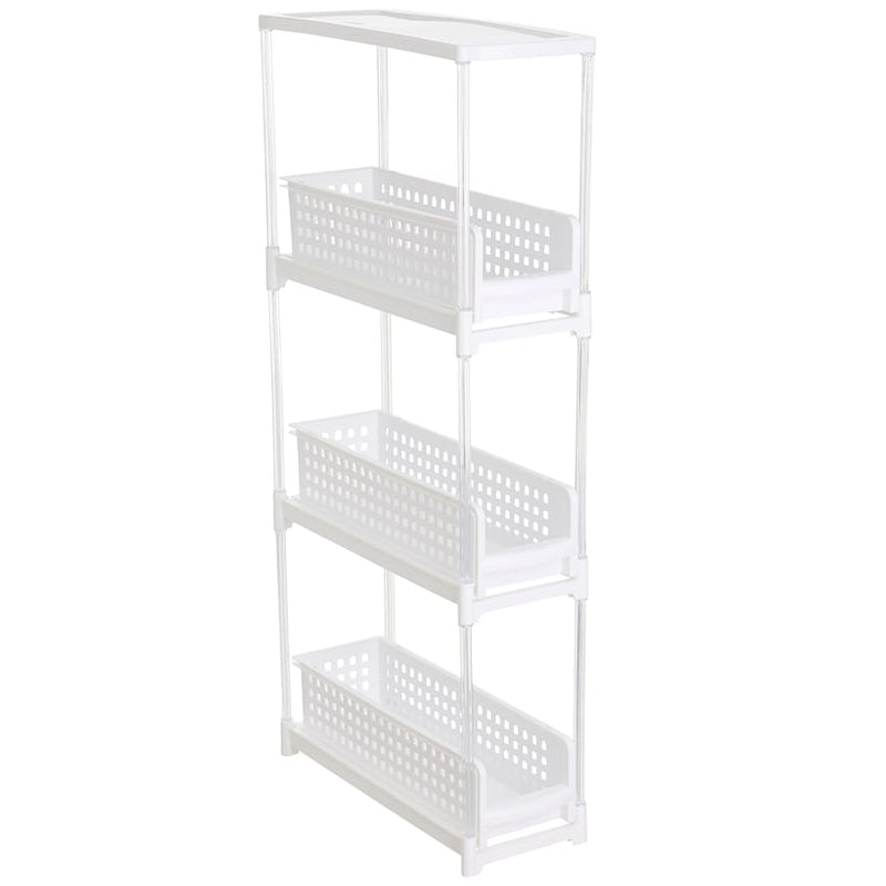 Slide Out Slim Storage Tower for Kitchen - 4 or 5 Tiers | LTD Commodities