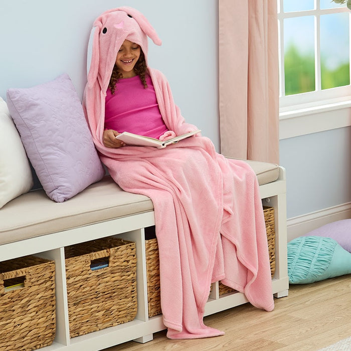 Kids' Character Hooded Fleece Throw | LTD Commodities