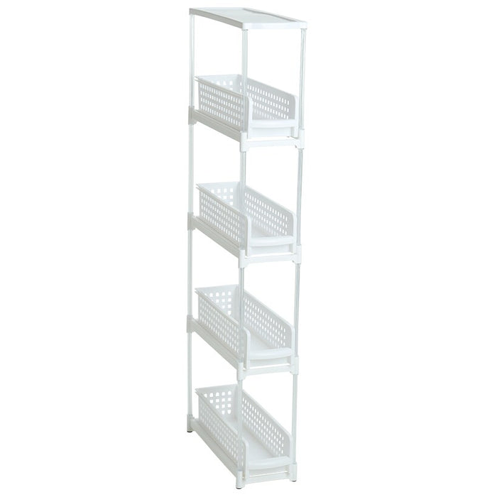 Slide Out Slim Storage Tower for Kitchen - 4 or 5 Tiers | LTD Commodities