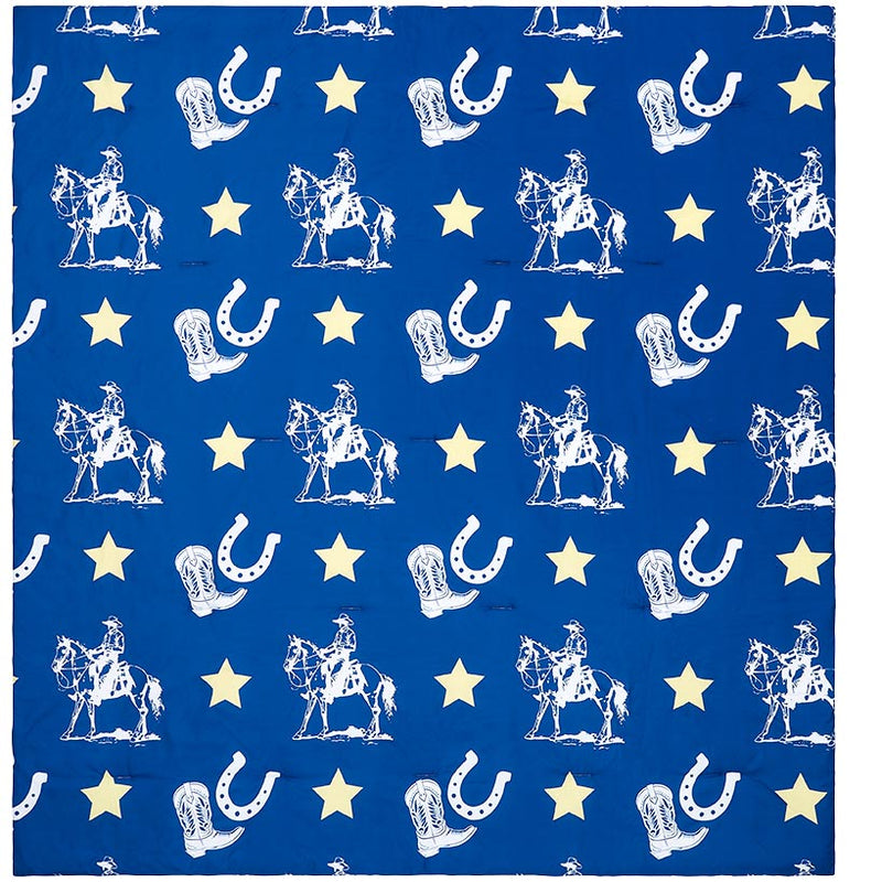 Buckaroo Cowboy Full/Queen or King Comforter Set, or Decorative Pillow ...