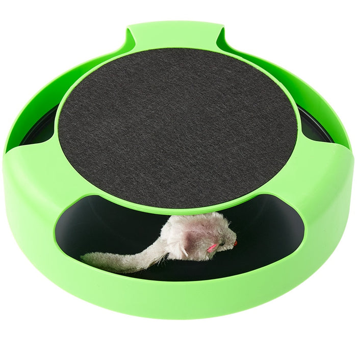 Cat Scratch Pad Spinning Toy with Mouse | LTD Commodities