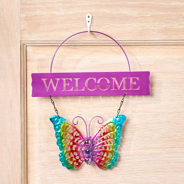 Vibrant Spring Welcome Sign Metal Wall Decor | LTD Commodities