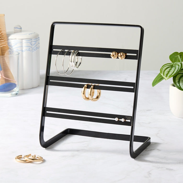 Metal Earring Holder Black or White | LTD Commodities