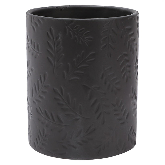 Embossed Kitchen Tool Crock Decorative Utensil Holder | LTD Commodities