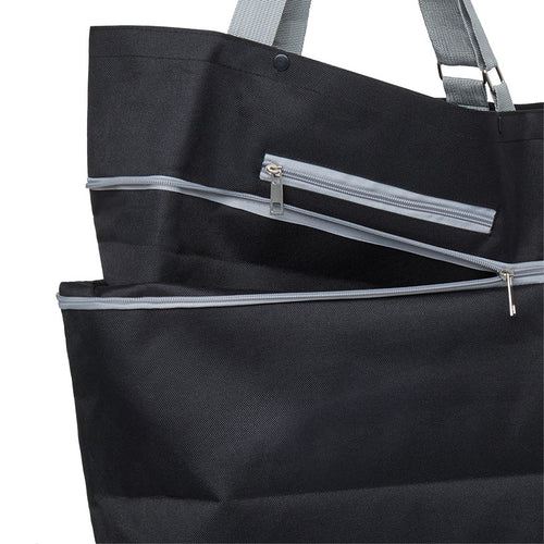 Ready Tote Expanding Tote Bag with Fold Away Wheels | LTD Commodities