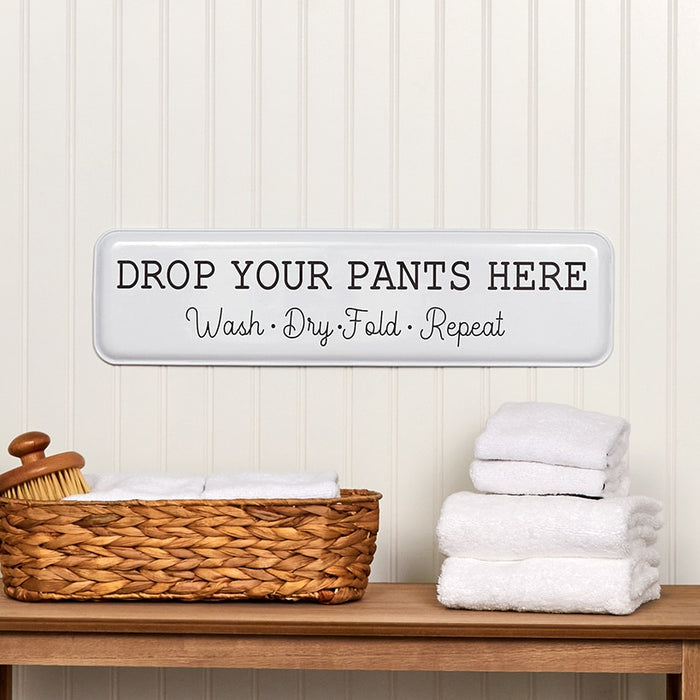 Humorous Household Metal Signs - Bathroom, Laundry, or Mudroom | LTD ...