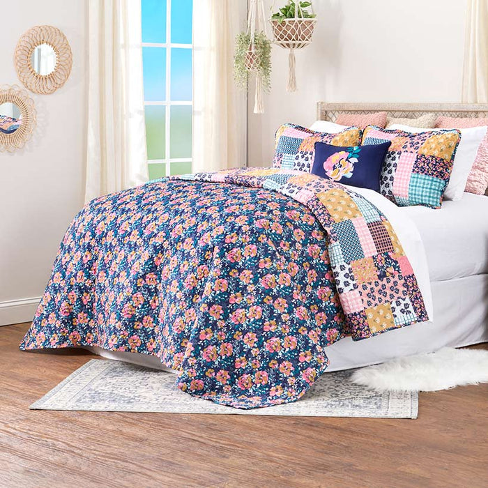 Jolene Patchwork Reversible Full/Queen or King Quilt | LTD Commodities