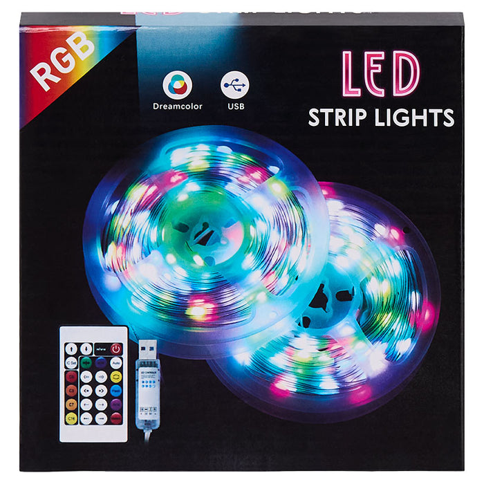 LED Strip Lights with Remote - 100 Count | LTD Commodities