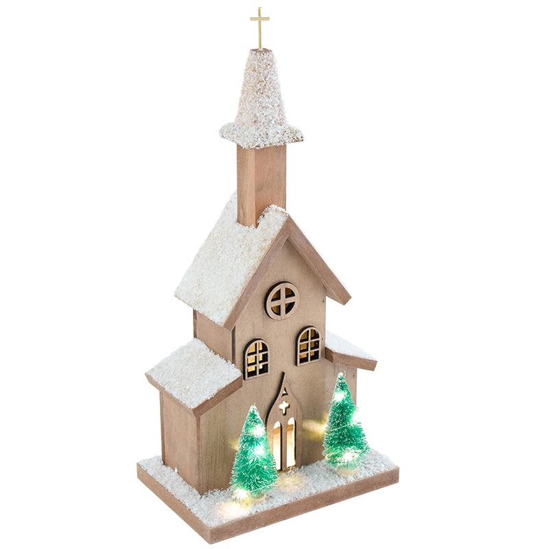 Lighted Country Church Decor | LTD Commodities