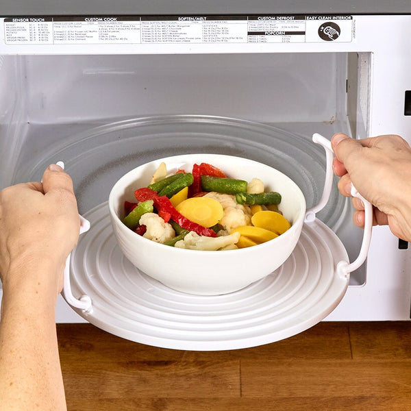 Microwave 4-in-1 Stand, Rack, Splatter Guard, Tray, Stacking Shelf ...