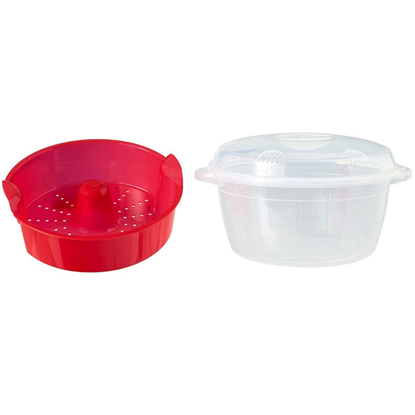 Compact Microwave Rice Cooker or Vegetable Steamer with Lid | LTD ...