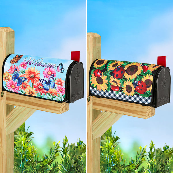 Seasonal Spring Ladybug or Butterfly Mailbox Cover | LTD Commodities