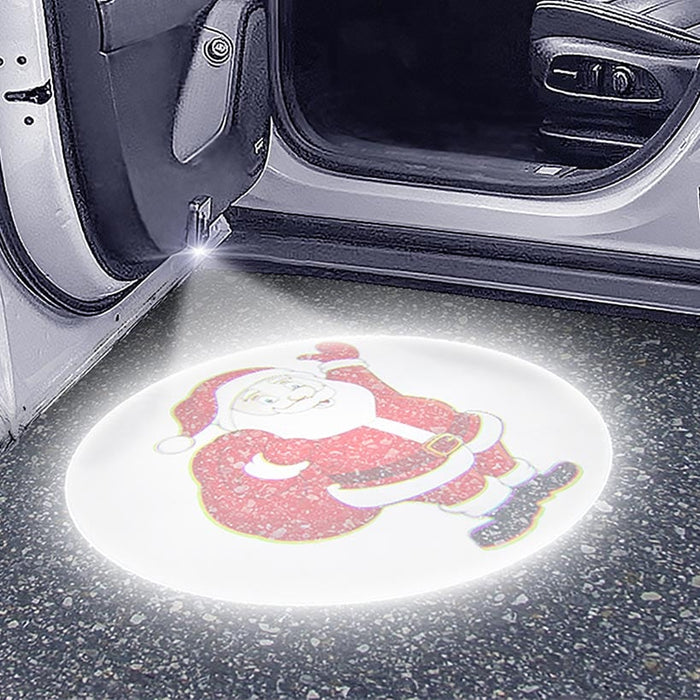 Car Door Santa LED Light Projector - Set of 2 | LTD Commodities
