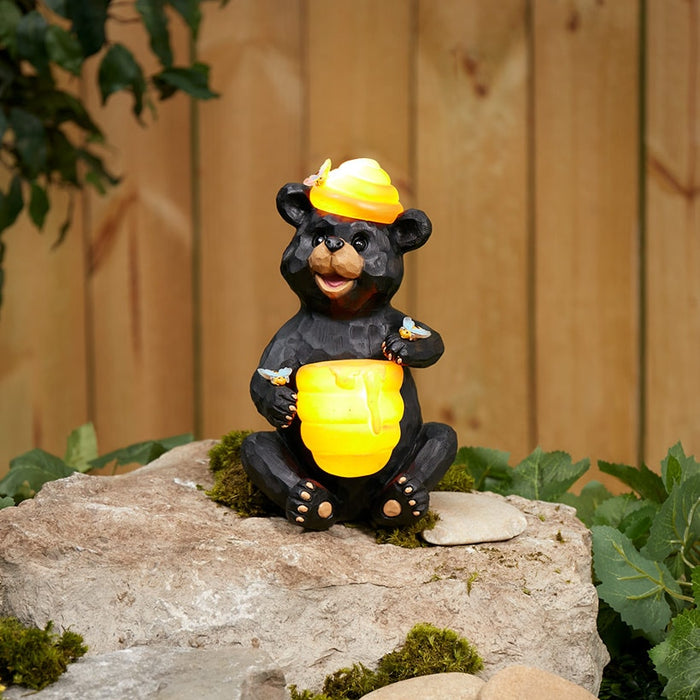 Solar Honey Bear Statue | LTD Commodities
