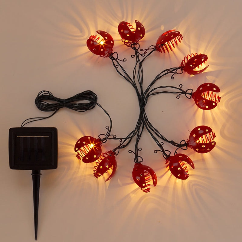 Solar Ladybug String Lights | LTD Commodities