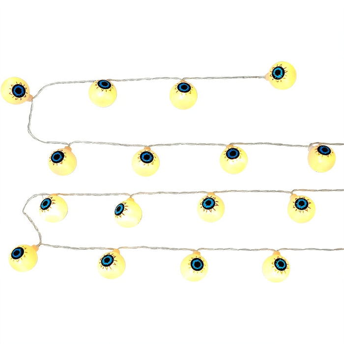 Halloween Eyeball String Lights LED 20 Piece Battery Operated | LTD Commodities