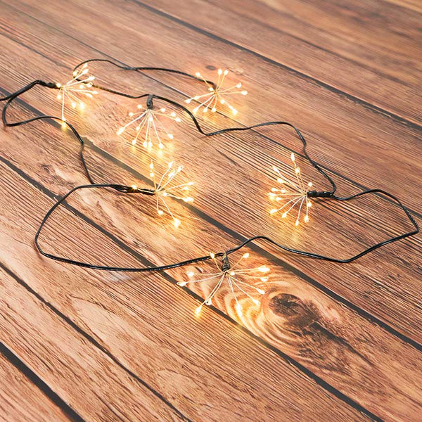 Solar Starburst String Lights With 8 Light Modes | LTD Commodities