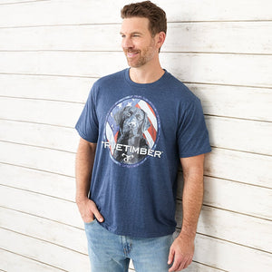 True Timber Americana Men's Short Sleeve Graphic T-Shirt | LTD Commodities