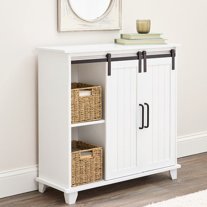 Storage Cabinet With Sliding Barn Style Door | LTD Commodities